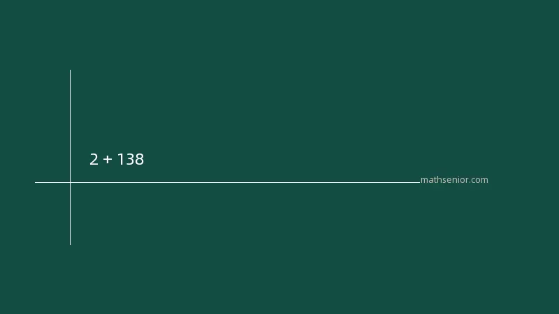 How to solve 2 + 138